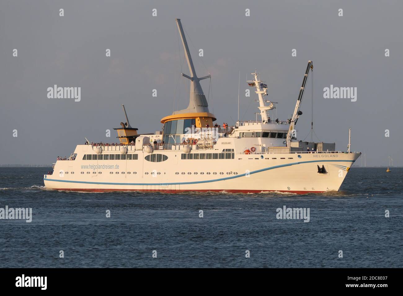 Ferry port with helgoland ship hi-res stock photography and images - Alamy
