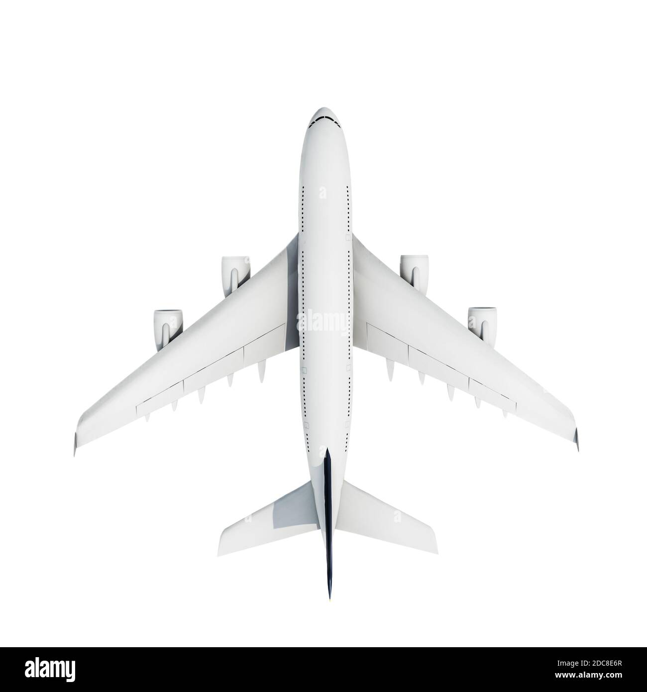 airbus isolated on white background 3d illustration Stock Photo - Alamy