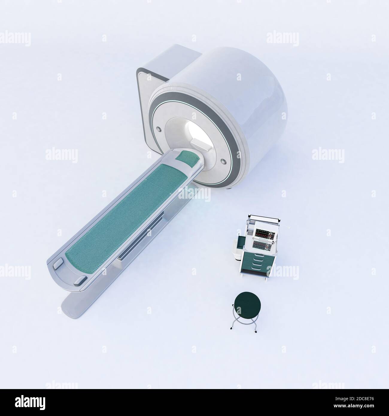 mri isolated on white background 3d illustration Stock Photo - Alamy