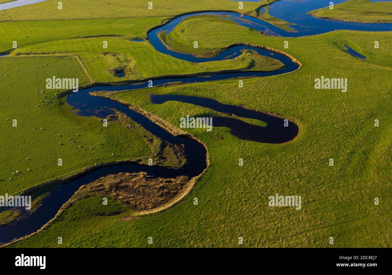 Oxbow aerial hi-res stock photography and images - Alamy