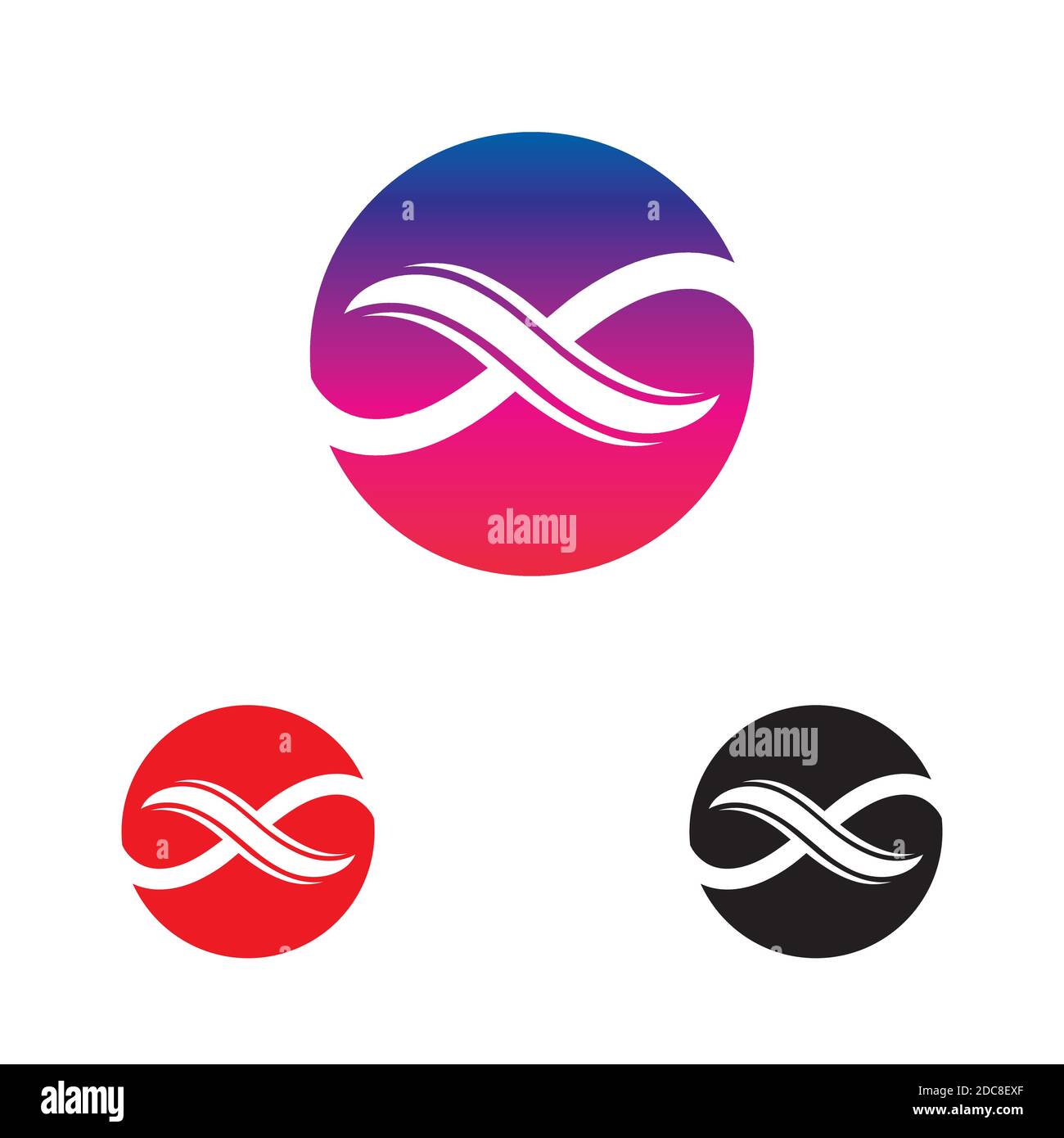 Infinity x logo Stock Vector Images - Alamy