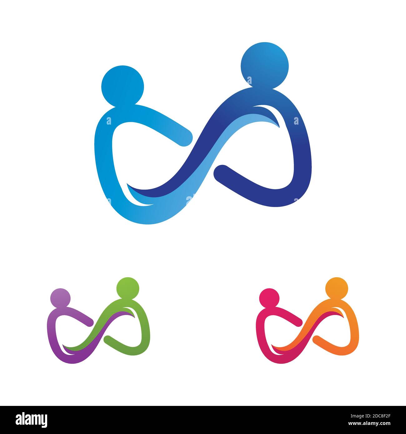 Family care infinity logo vector illustration Stock Vector Image & Art ...