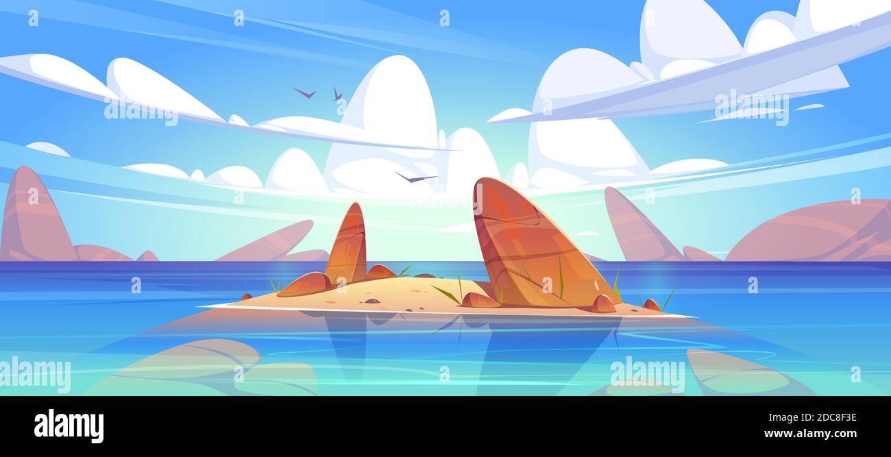 Shallow Water Cartoon