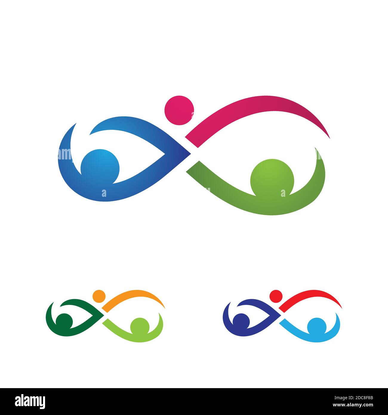Family care infinity logo vector illustration Stock Vector Image & Art ...