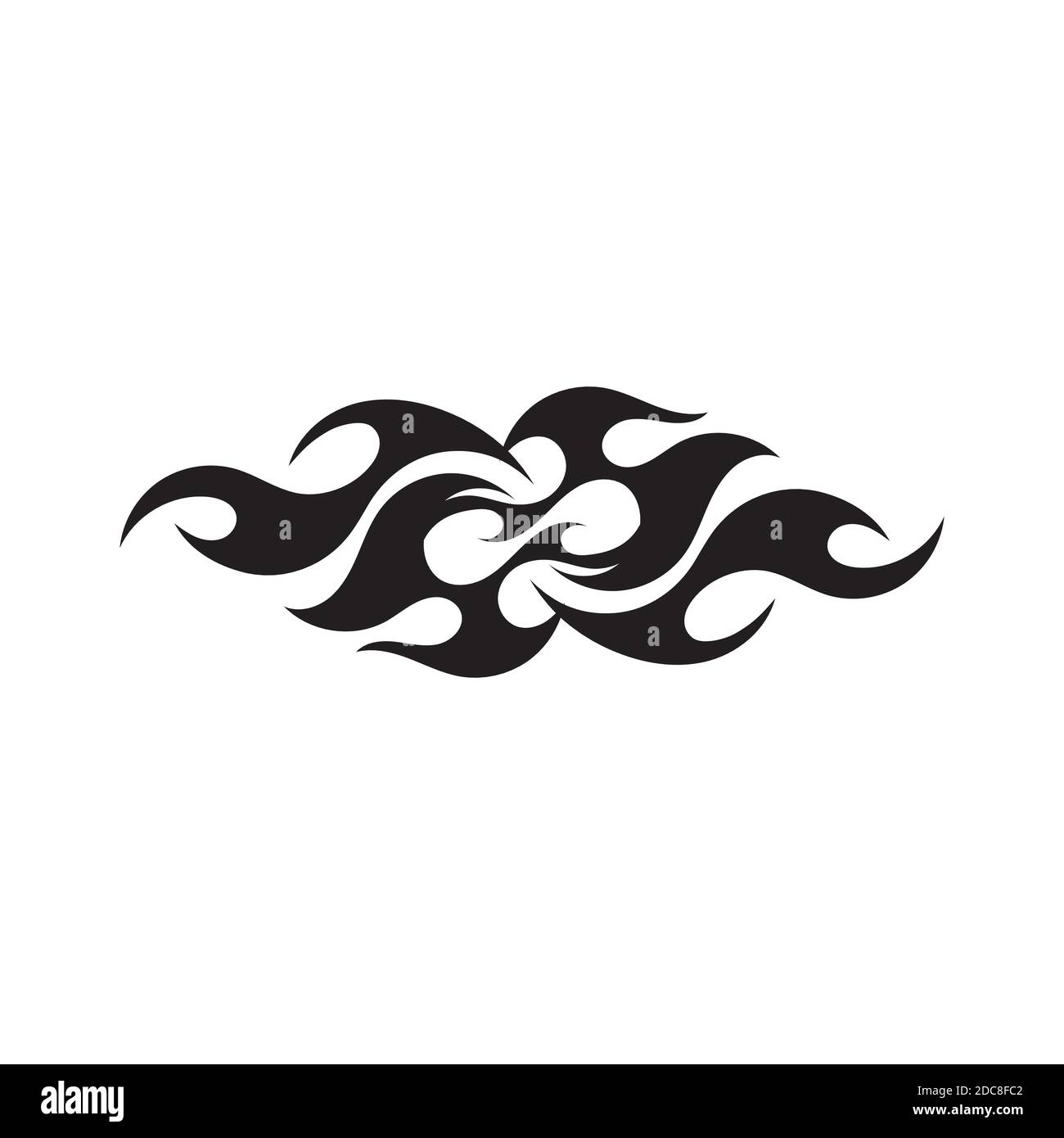 tribal flame vector symbol image Stock Vector Image & Art - Alamy