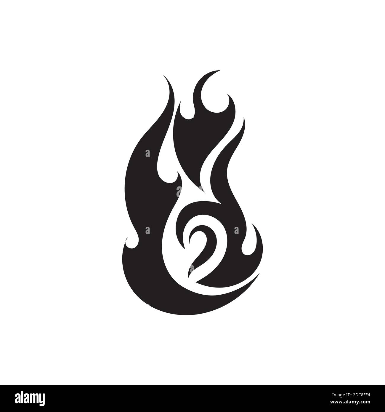 tribal flame vector symbol image Stock Vector Image & Art - Alamy