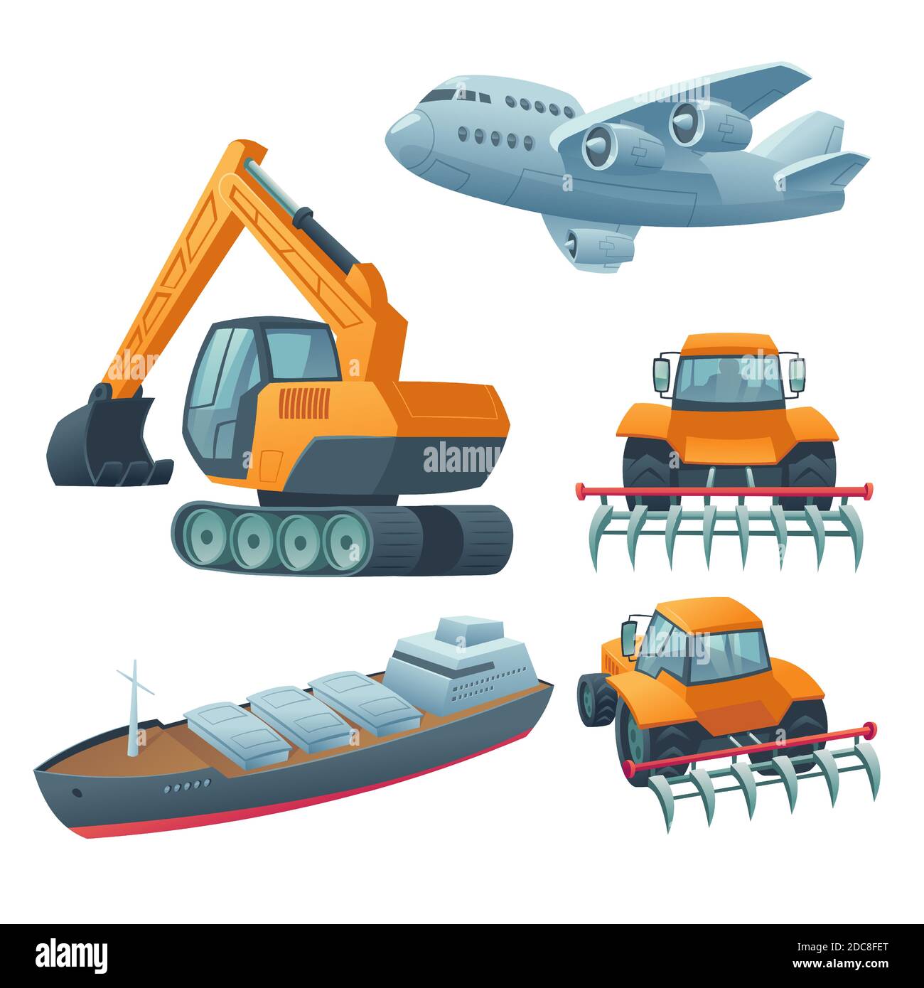 Cartoon machinery art Cut Out Stock Images & Pictures - Alamy