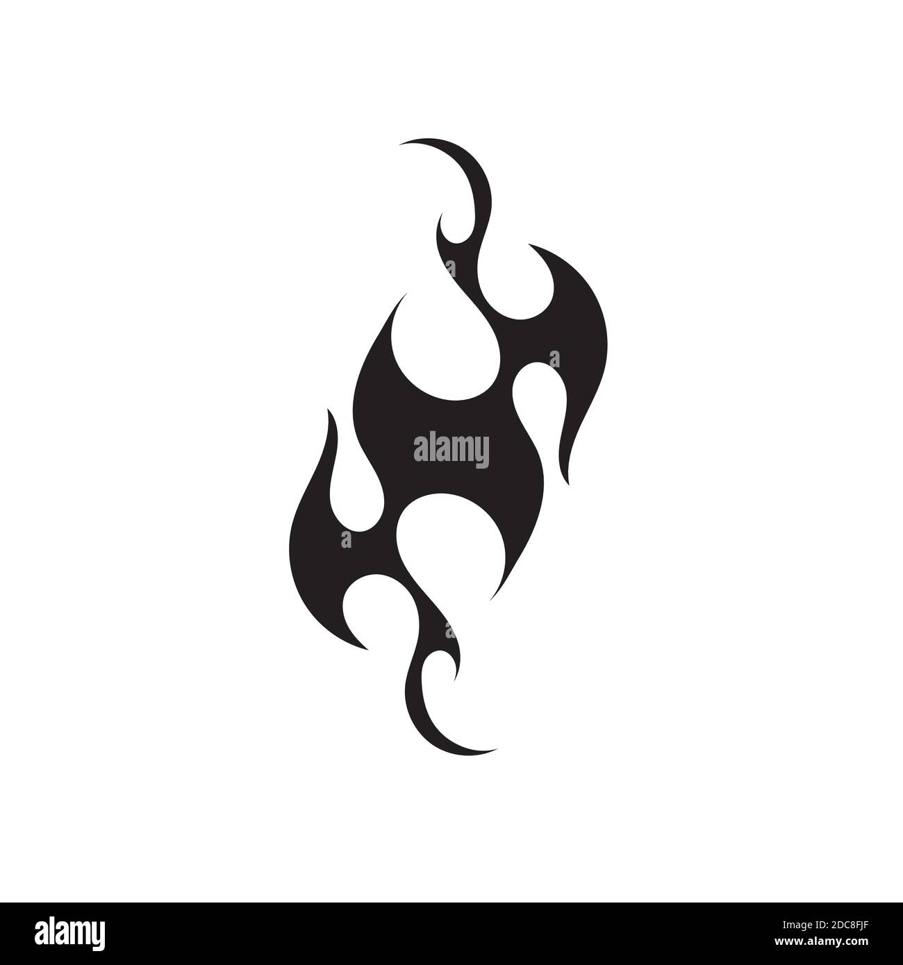 tribal flame vector symbol image Stock Vector Image & Art - Alamy