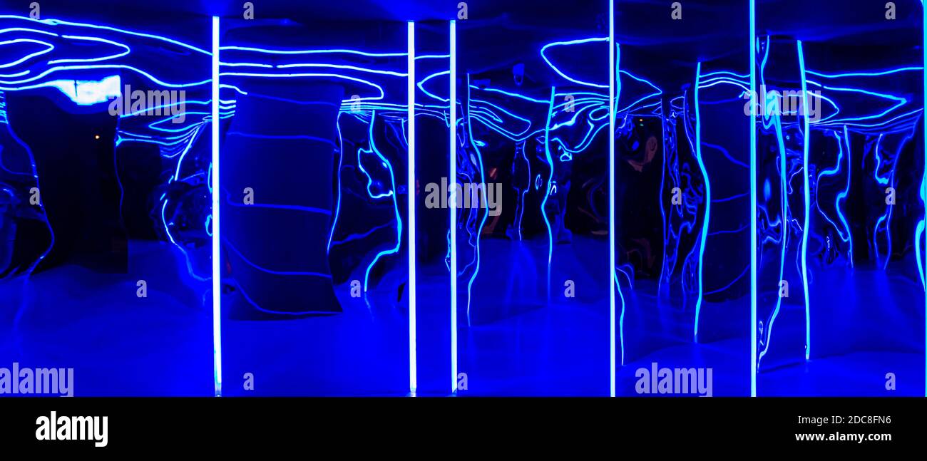 reflection of unique mirror Stock Photo - Alamy