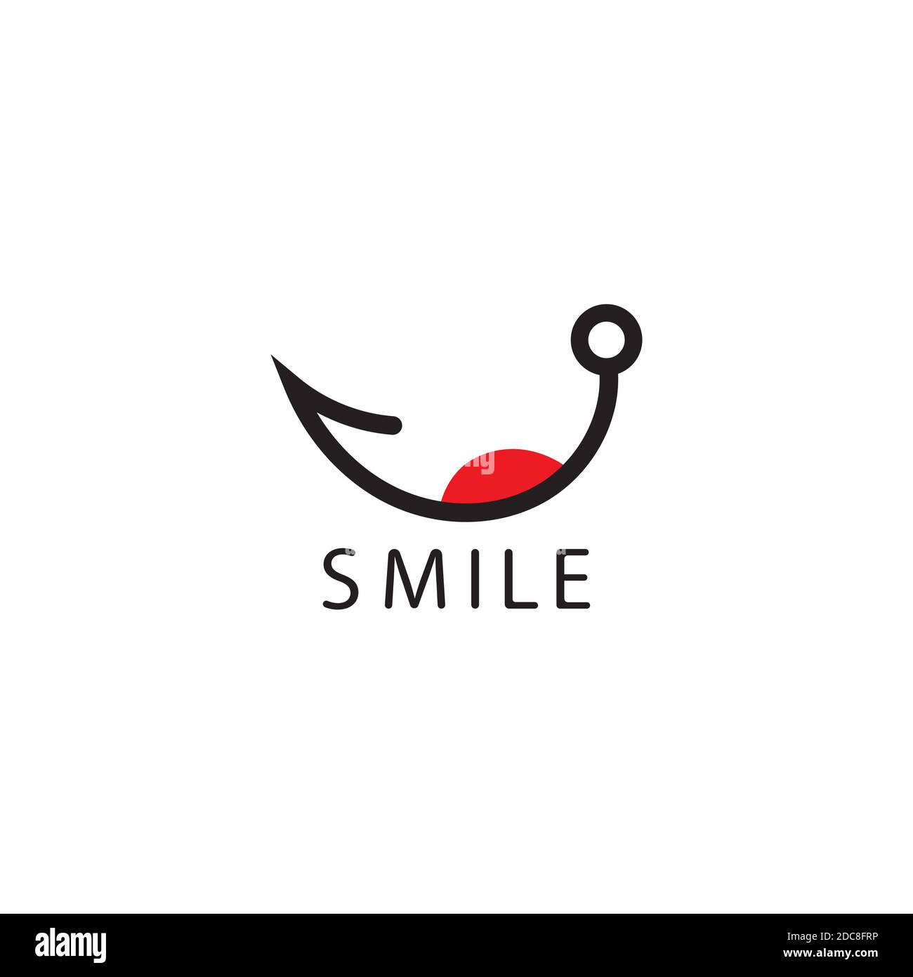Smile logo in yellow background vector Stock Vector Image & Art - Alamy
