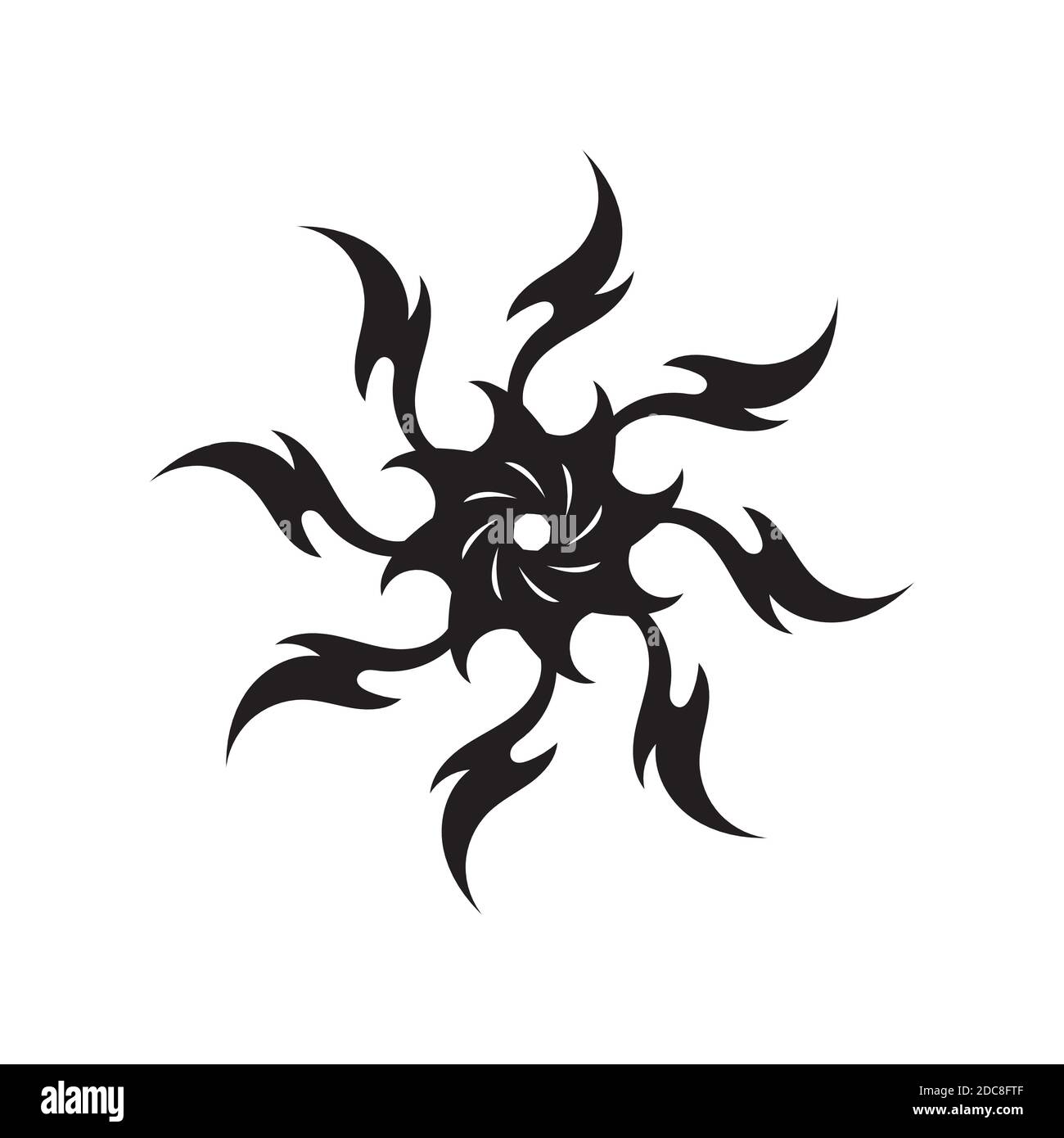 tribal flame vector symbol image Stock Vector Image & Art - Alamy