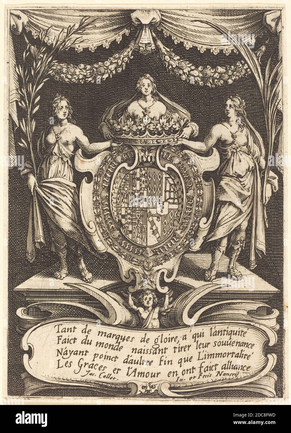 Jacques Callot, (artist), French, 1592 - 1635, Frontispiece for 'The ...