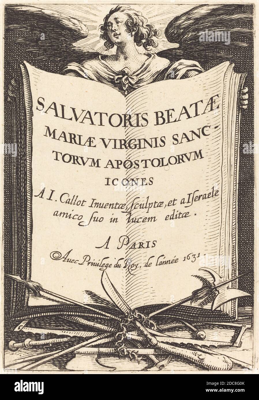 Jacques Callot, (artist), French, 1592 - 1635, Frontispiece for 'The ...