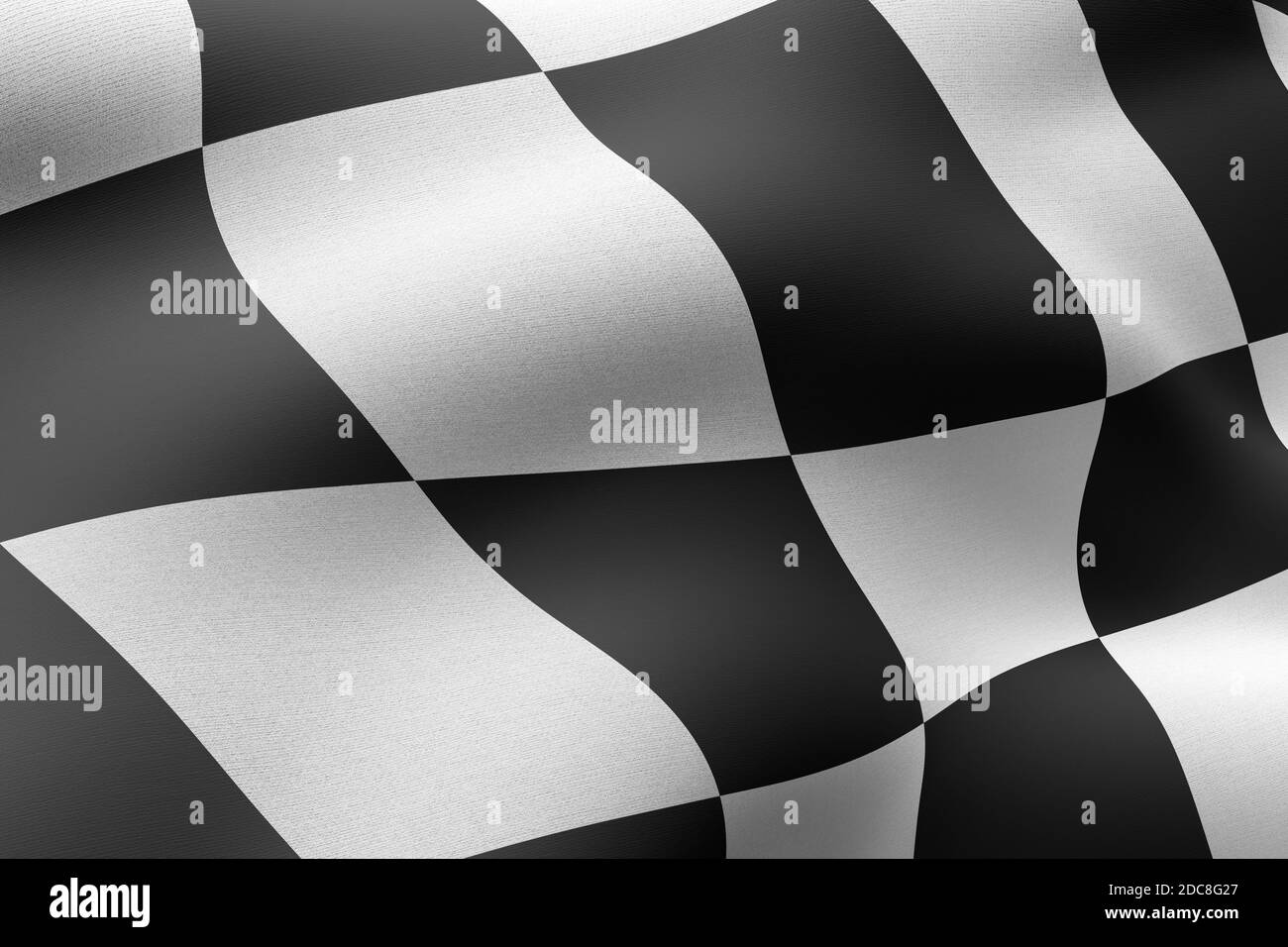3d rendering of a checkered flag Stock Photo - Alamy