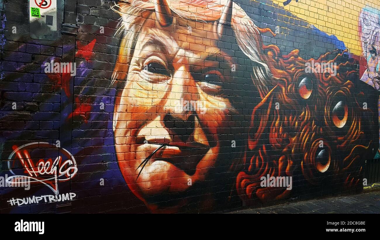 Graffiti of donald trump in 2016 election Stock Photo - Alamy