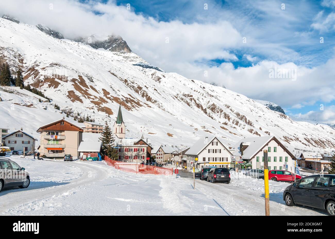 Andermatt the furka pass hi-res stock photography and images - Alamy