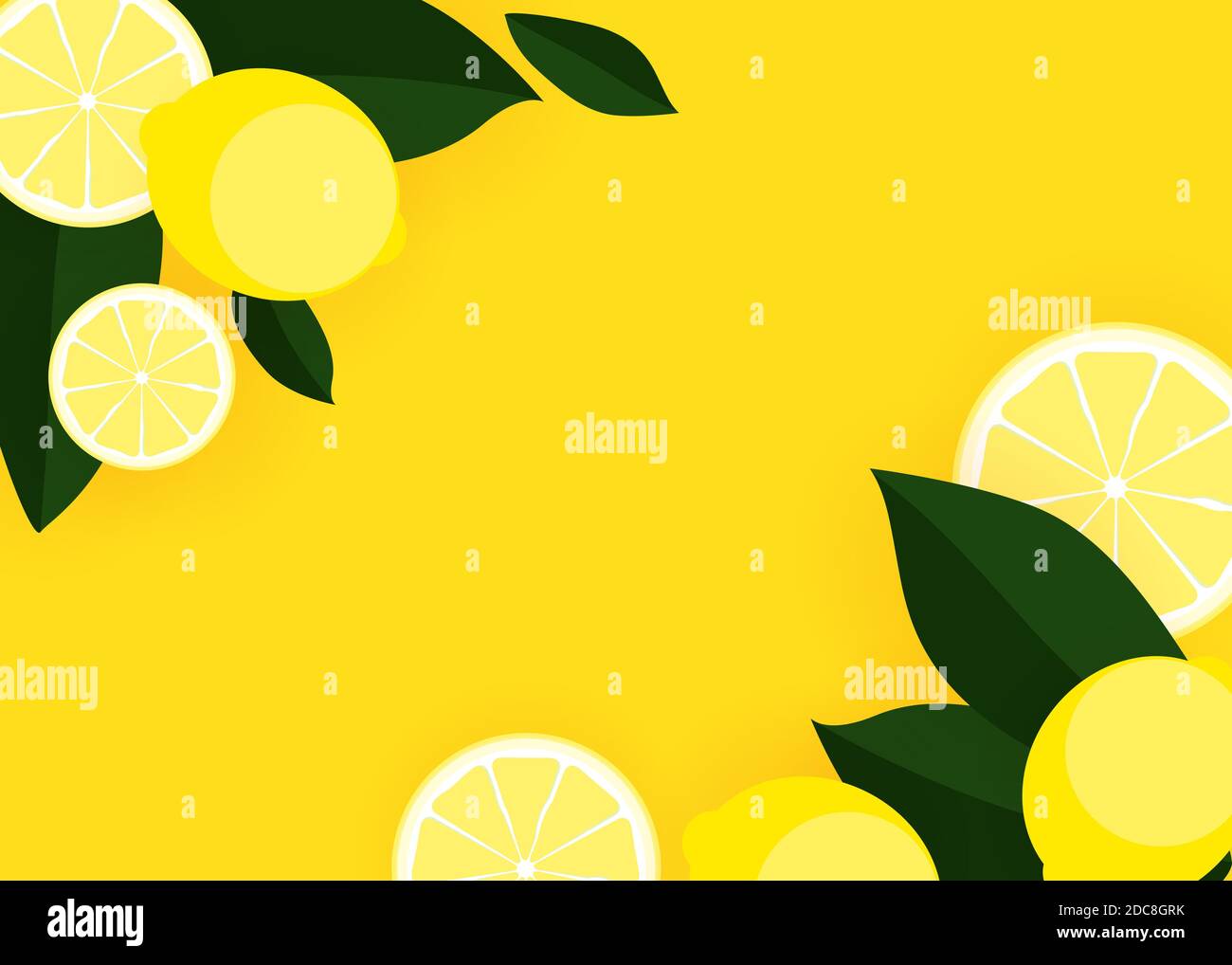 Abstract Lemon Background Illustration Stock Photo - Alamy