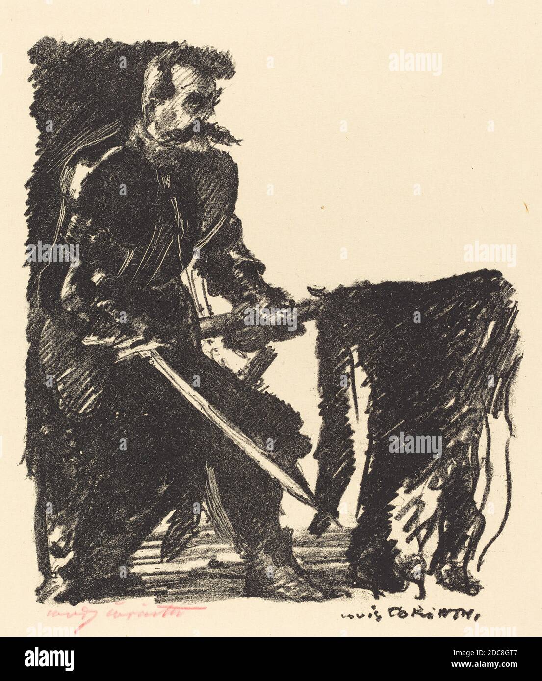 Lovis Corinth, (artist), German, 1858 - 1925, Bannerträger (Standard ...