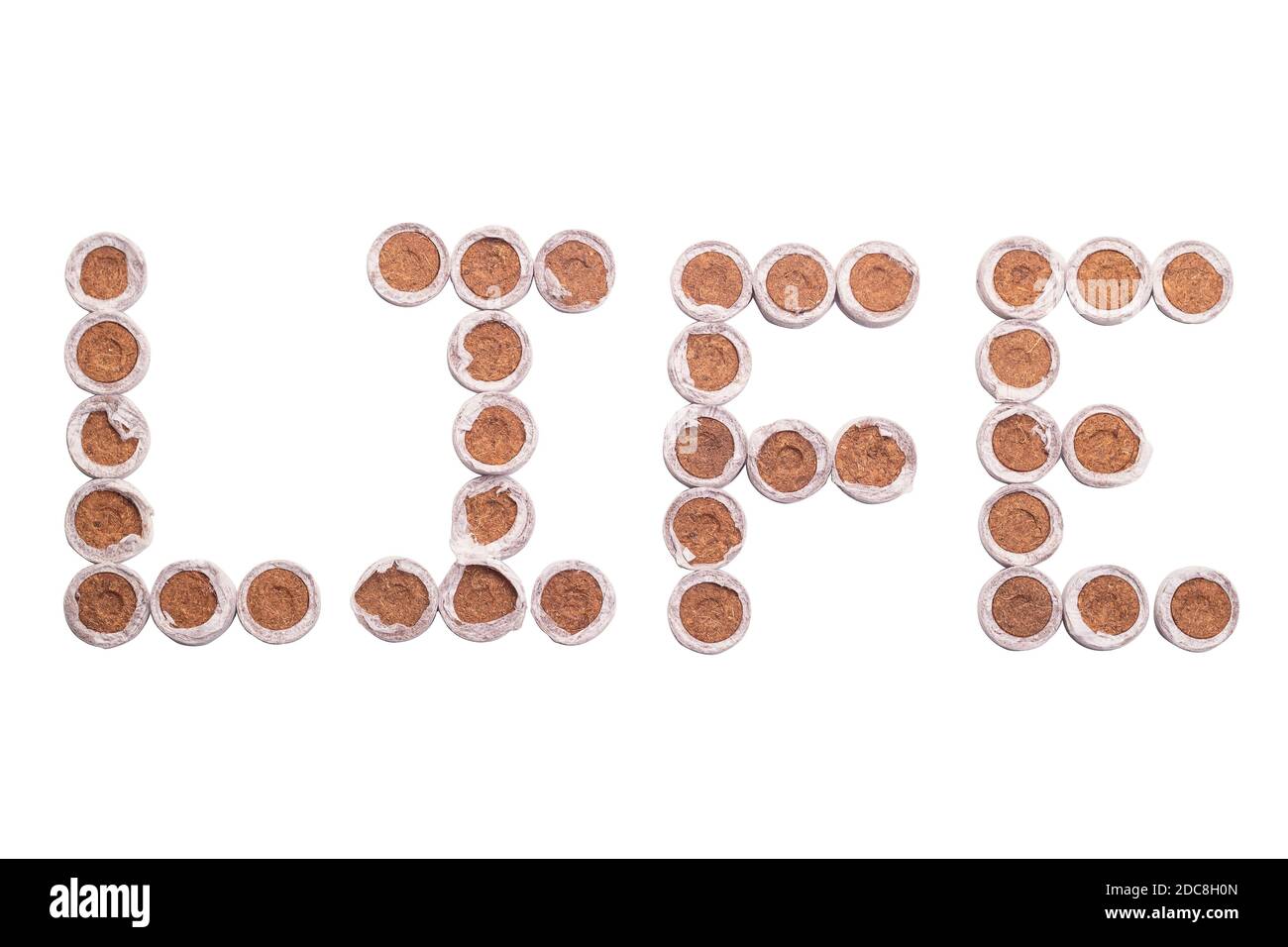 Life word on group Cut Out Stock Images & Pictures - Alamy