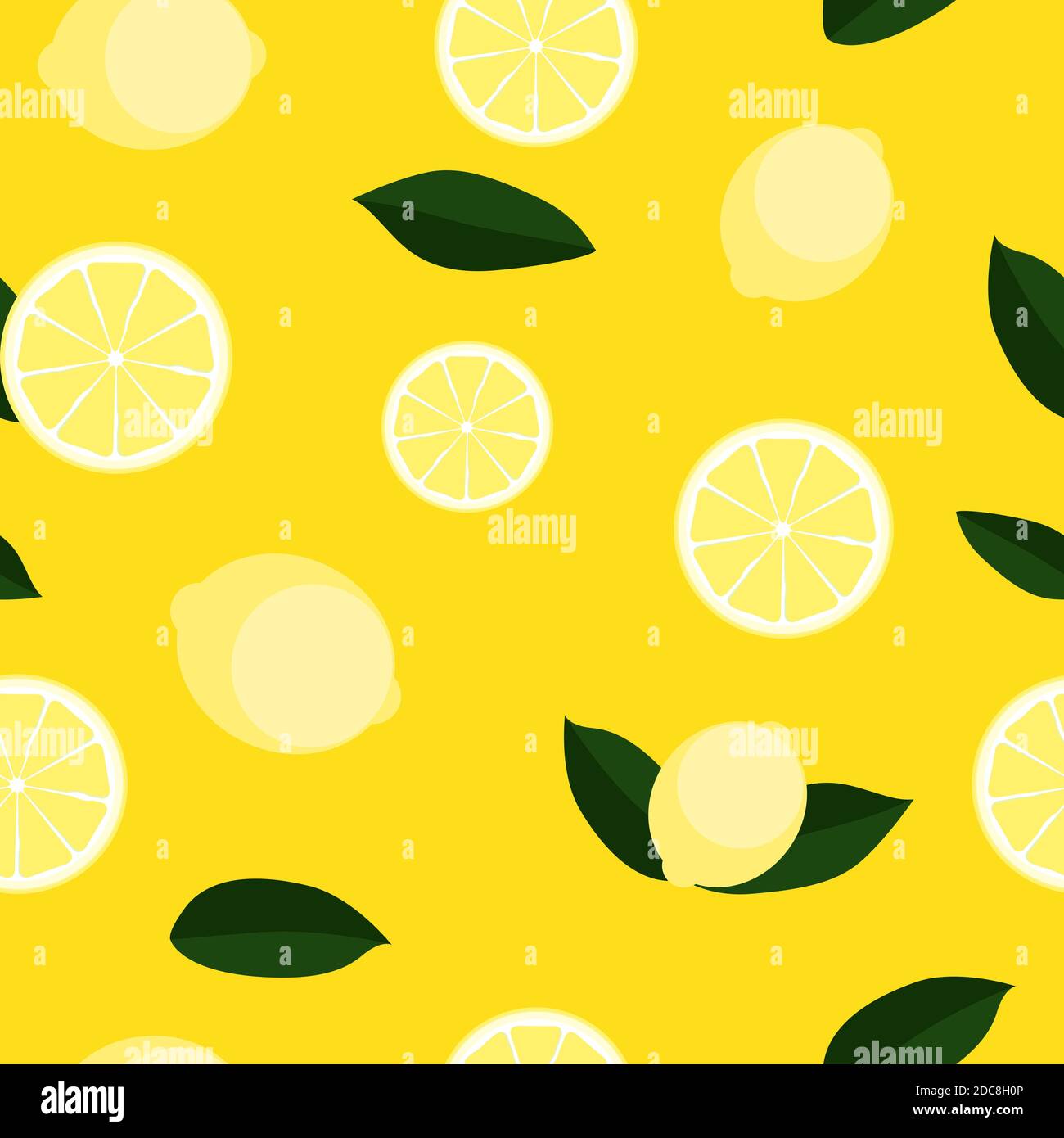 Abstract Lemon Seamless Pattern Background Illustration Stock Photo - Alamy