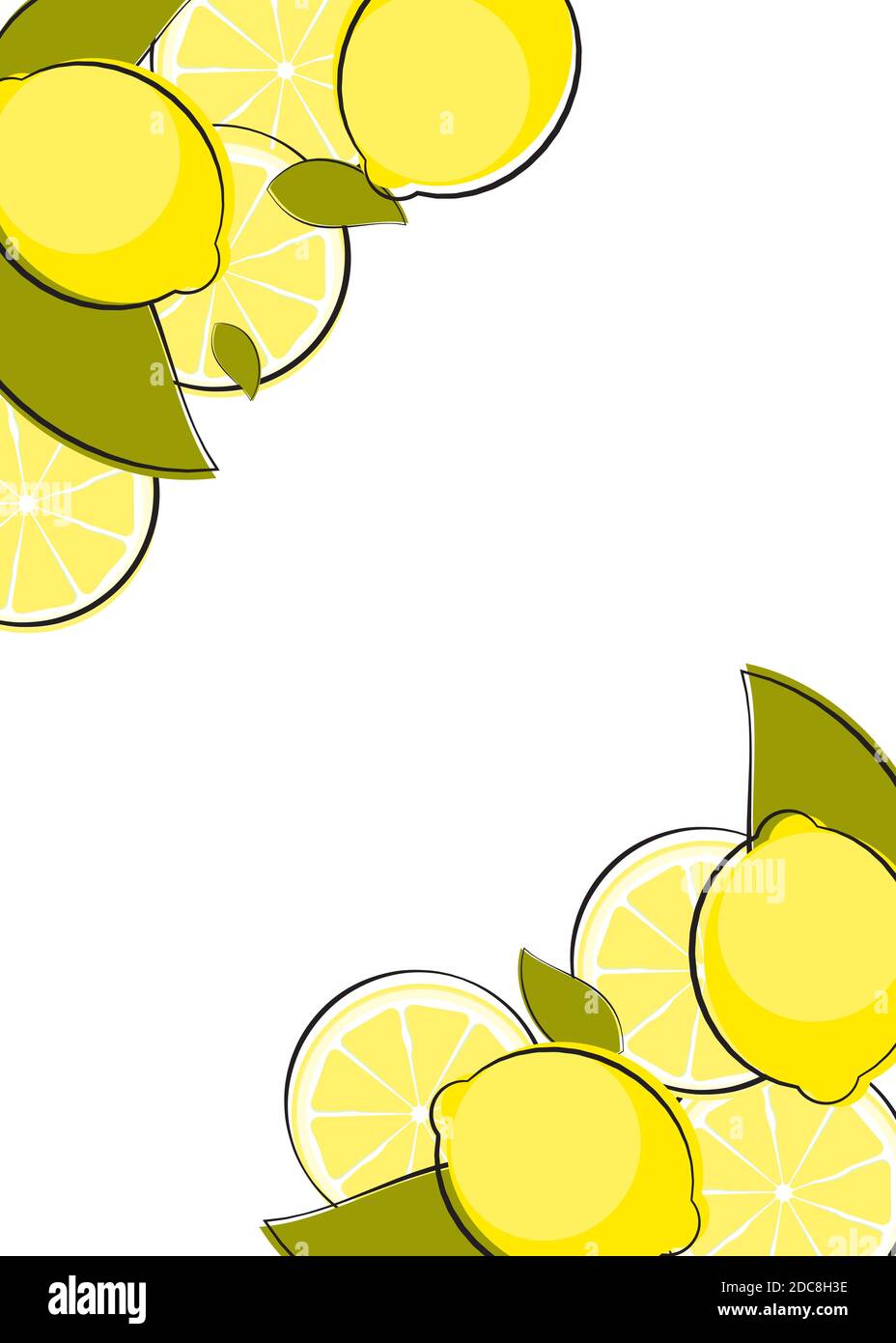 Abstract Lemon Natural Background Illustration Stock Photo - Alamy