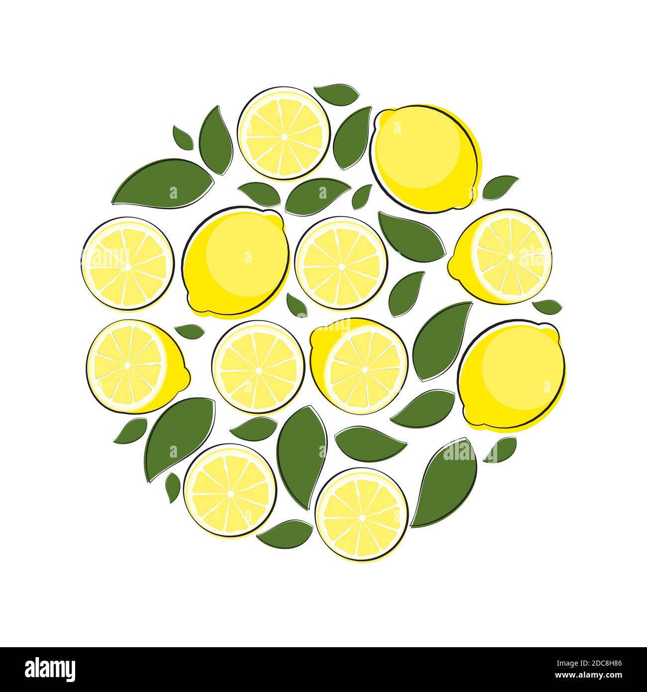 Abstract Lemon Natural Background Illustration Stock Photo - Alamy