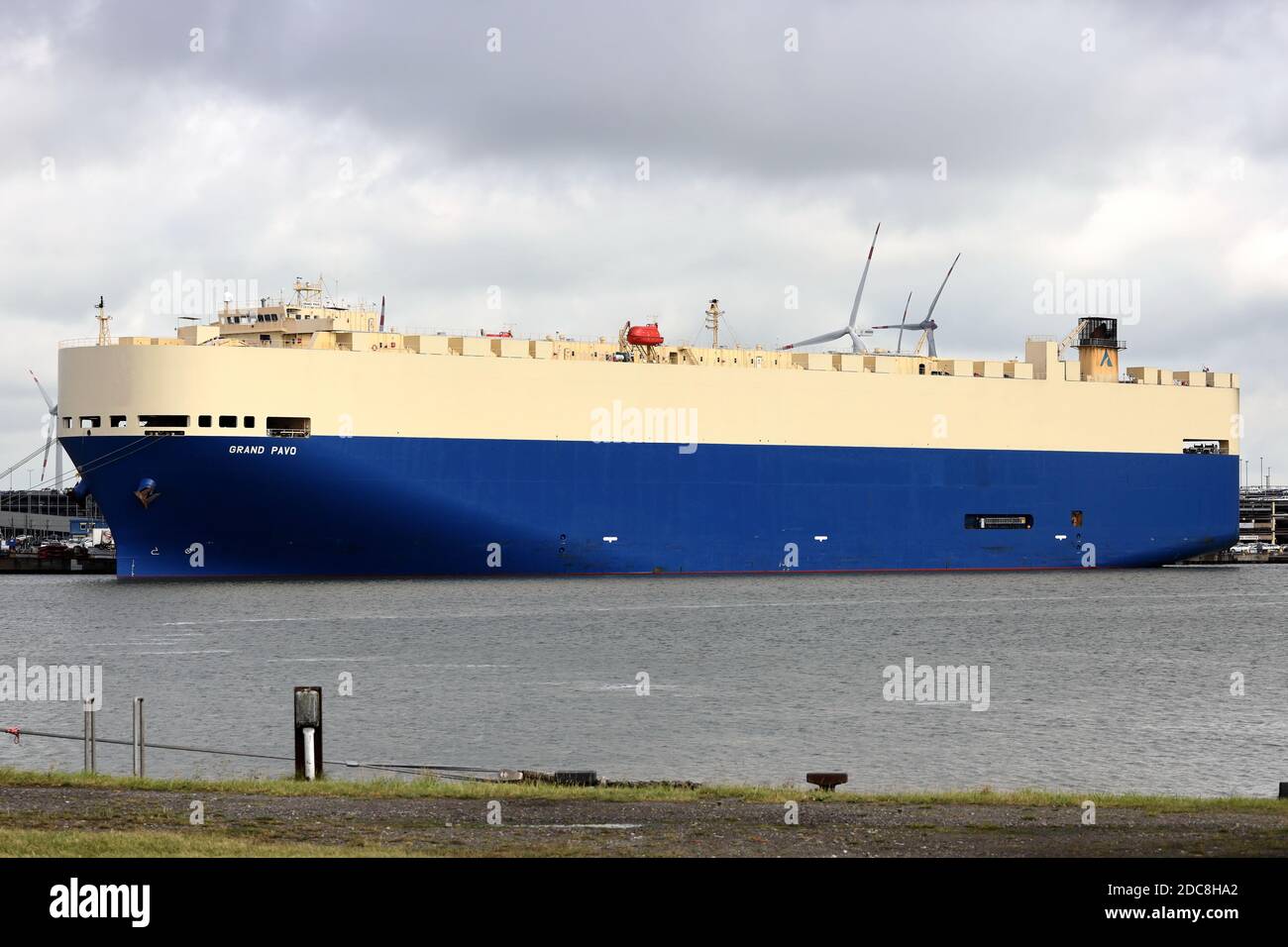 The car carrier Grand Pavo will be loaded on August 24, 2020 in the ...