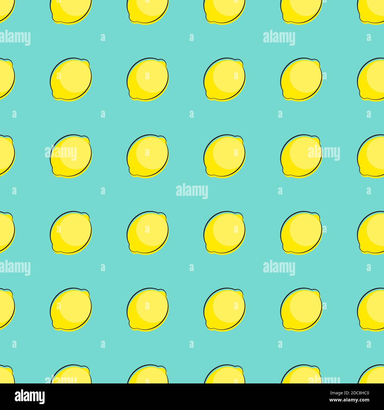 Abstract Lemon Seamless Pattern Background Illustration Stock Photo - Alamy