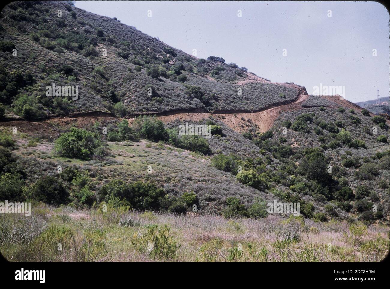 Santa Felicia Dam, 1955-56, Lake Piru, Ventura County Stock Photo - Alamy