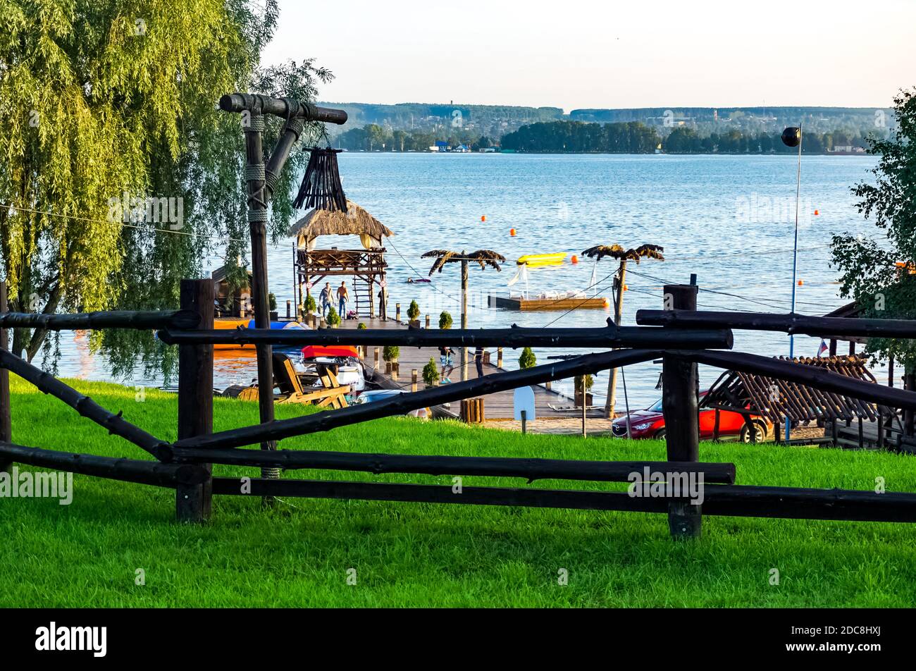 Votkinsk city panorama in Udmurt Republic, Russia Stock Photo - Alamy