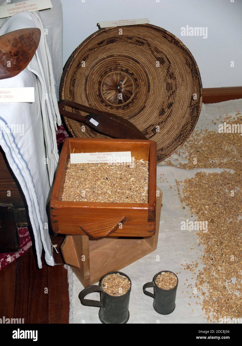 Homemade wheat processing Stock Photo - Alamy