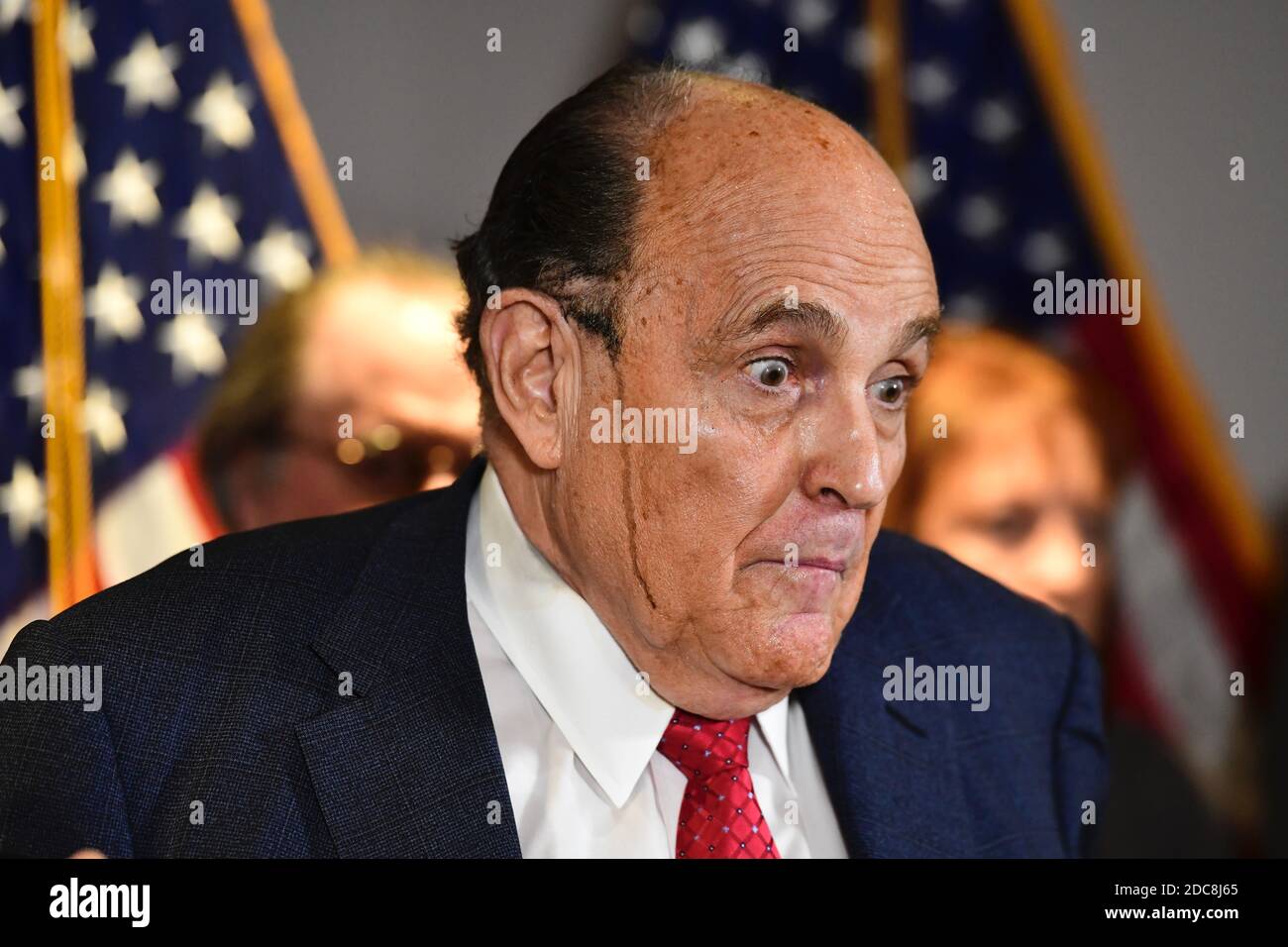 Former Mayor Rudy Giuliani (Republican of New York, New York) conducts ...