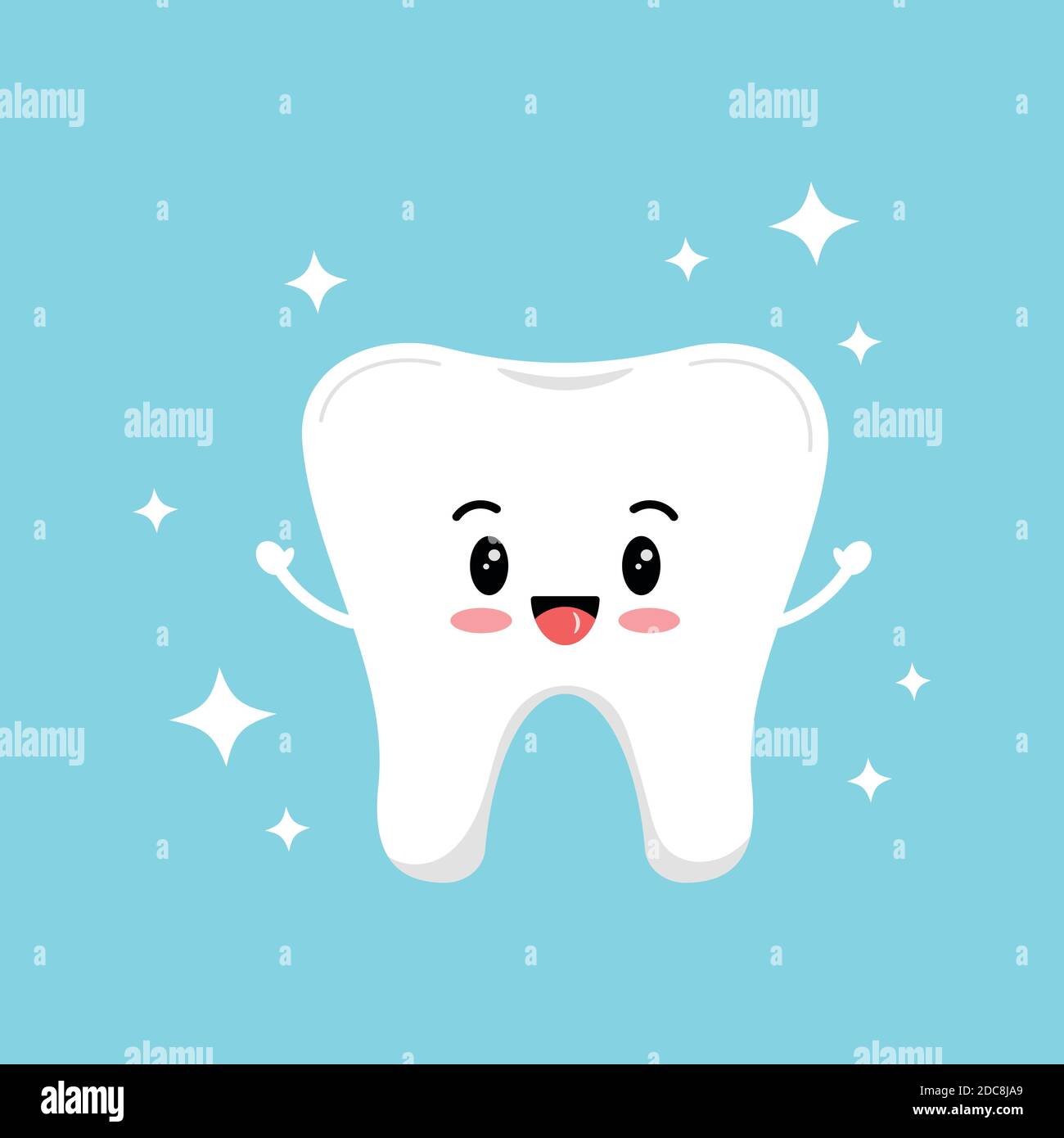 Strong tooth cartoon illustration hi-res stock photography and images ...