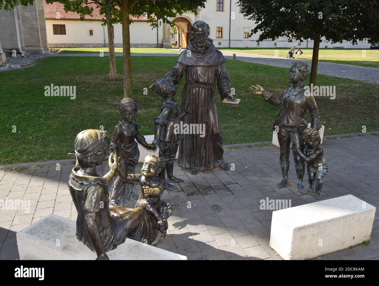 Alba Iulia, Romania - September 20, 2020. Group of bronze statues in ...