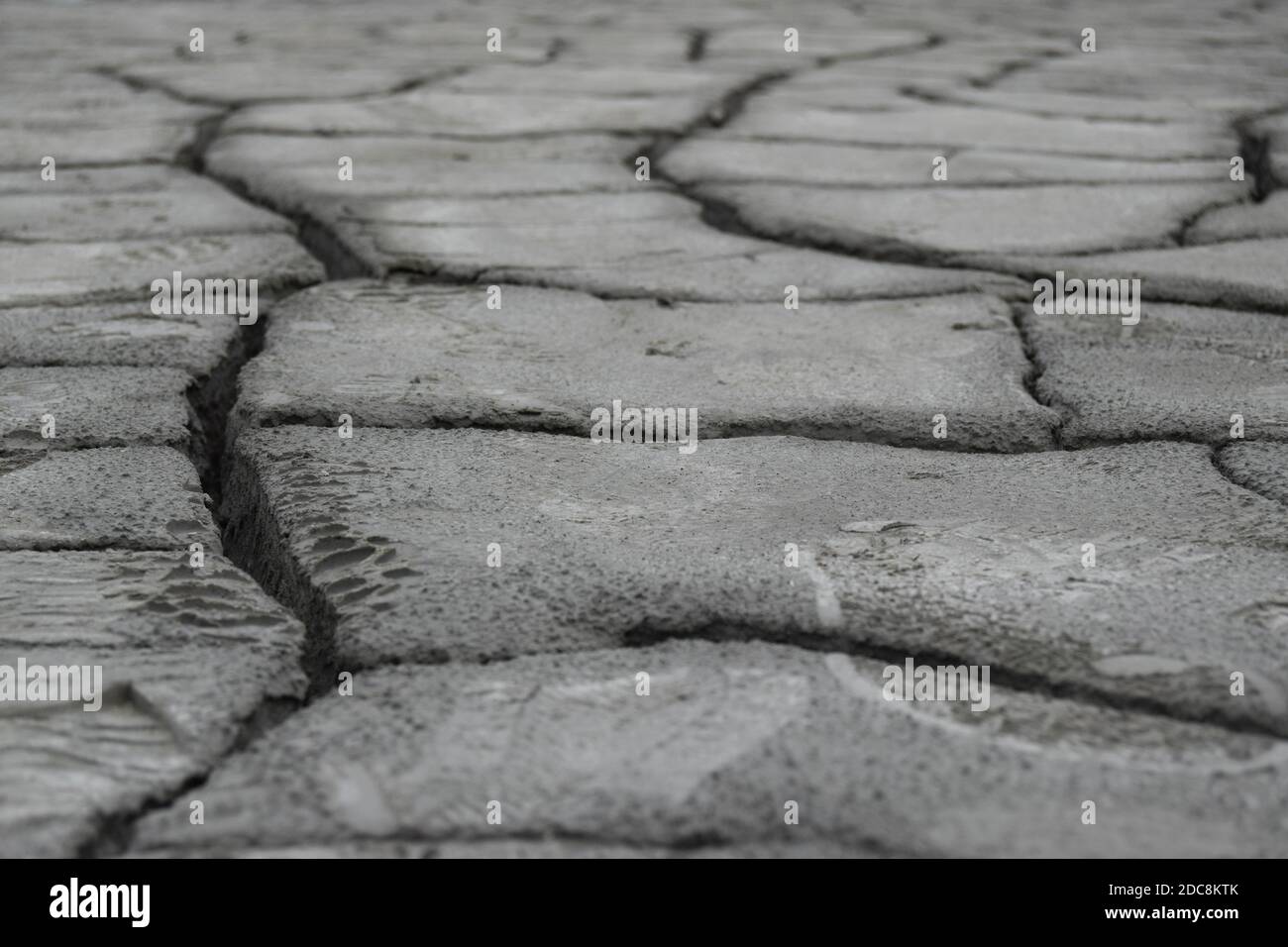 Earth ground crack with rough dry surface texture. Climate change and ...