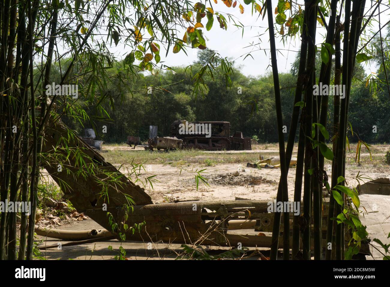 Old minefiled from vietnam war Stock Photo - Alamy
