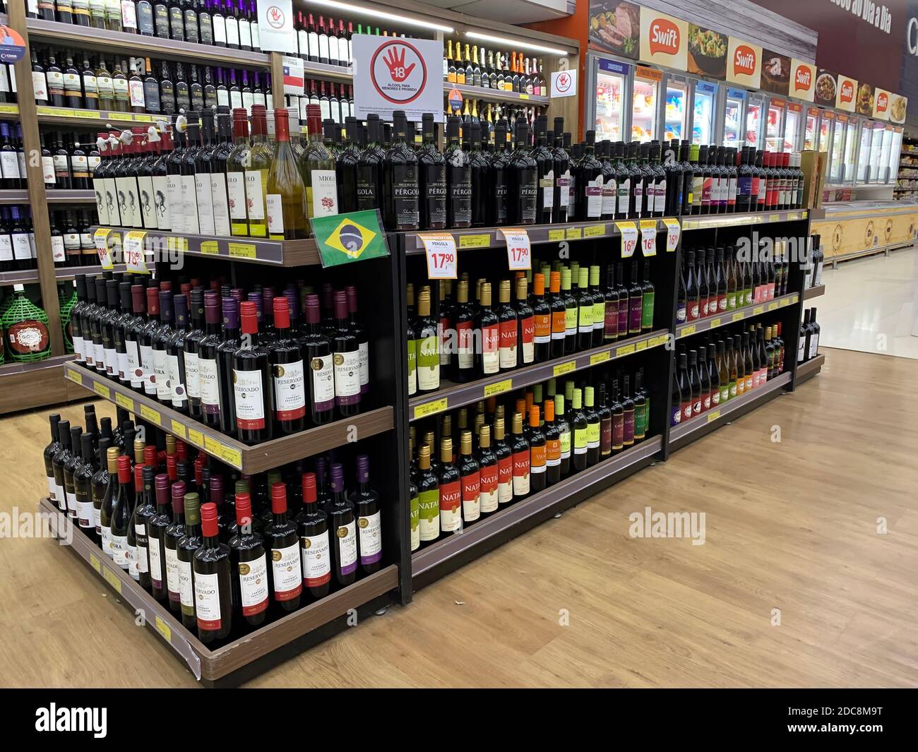 November 8, 2020. São Paulo, SP, Brazil. Stock with varieties of ...