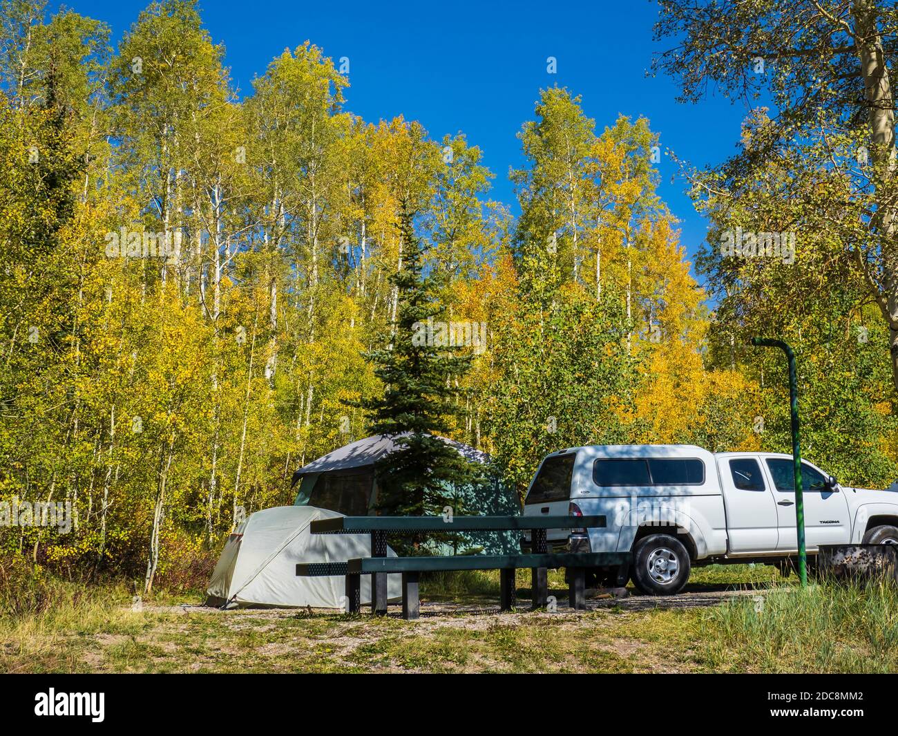 Sunshine Campground, Uncompahgre National Forest, Colorado Stock Photo ...