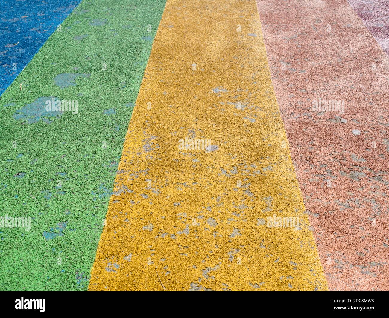Rainbow cross walk hi-res stock photography and images - Alamy