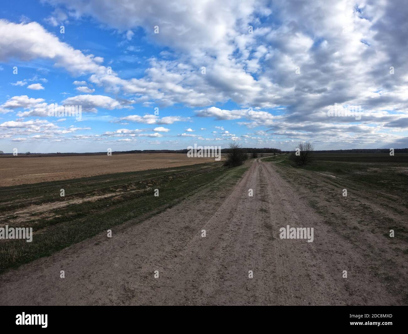 Sunny landscape road hi-res stock photography and images - Alamy
