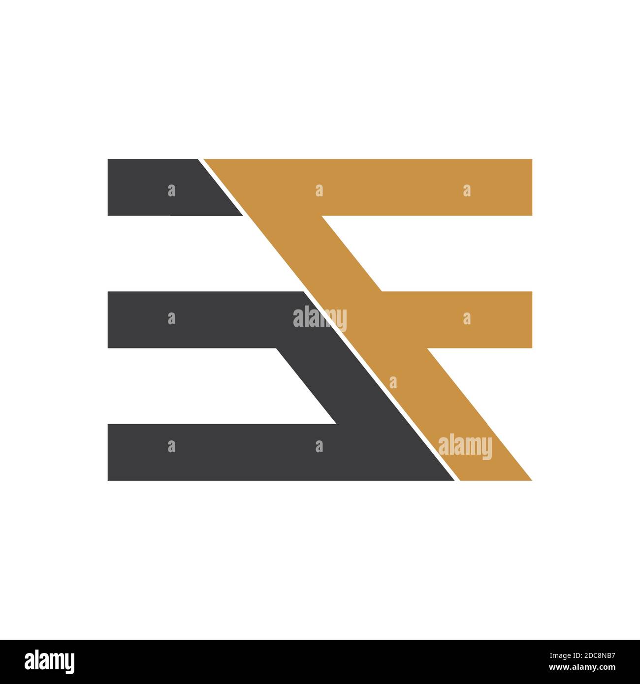 Initial letter ef logo or fe logo vector design template Stock Vector ...