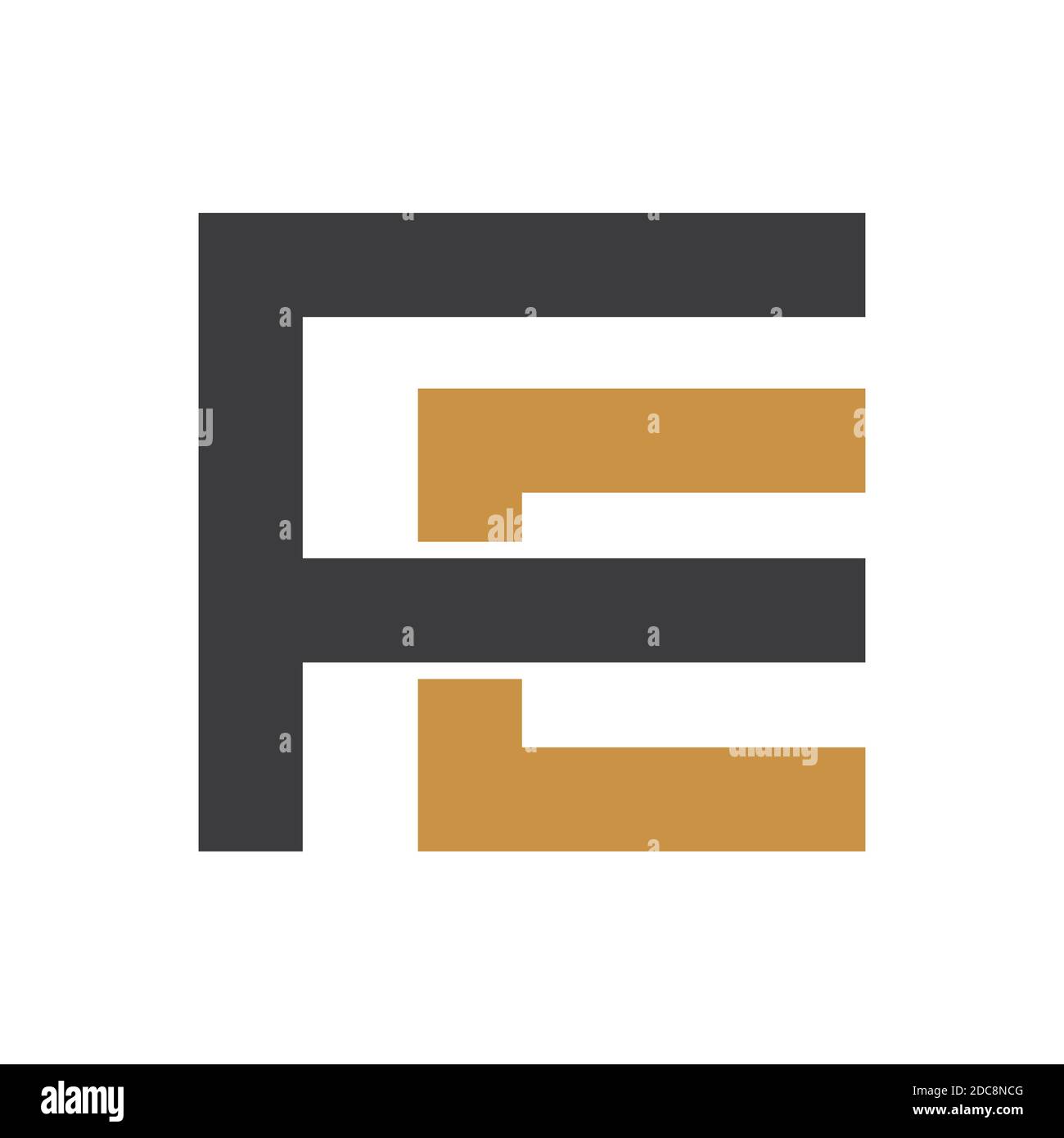 Initial letter ef logo or fe logo vector design template Stock Vector ...