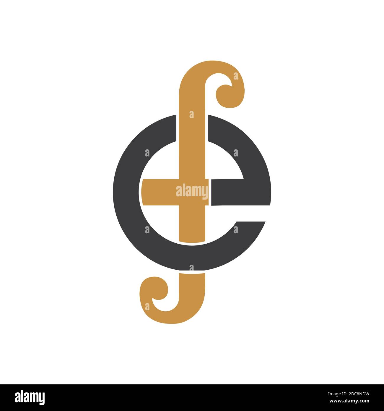 Initial letter ef logo or fe logo vector design template Stock Vector ...