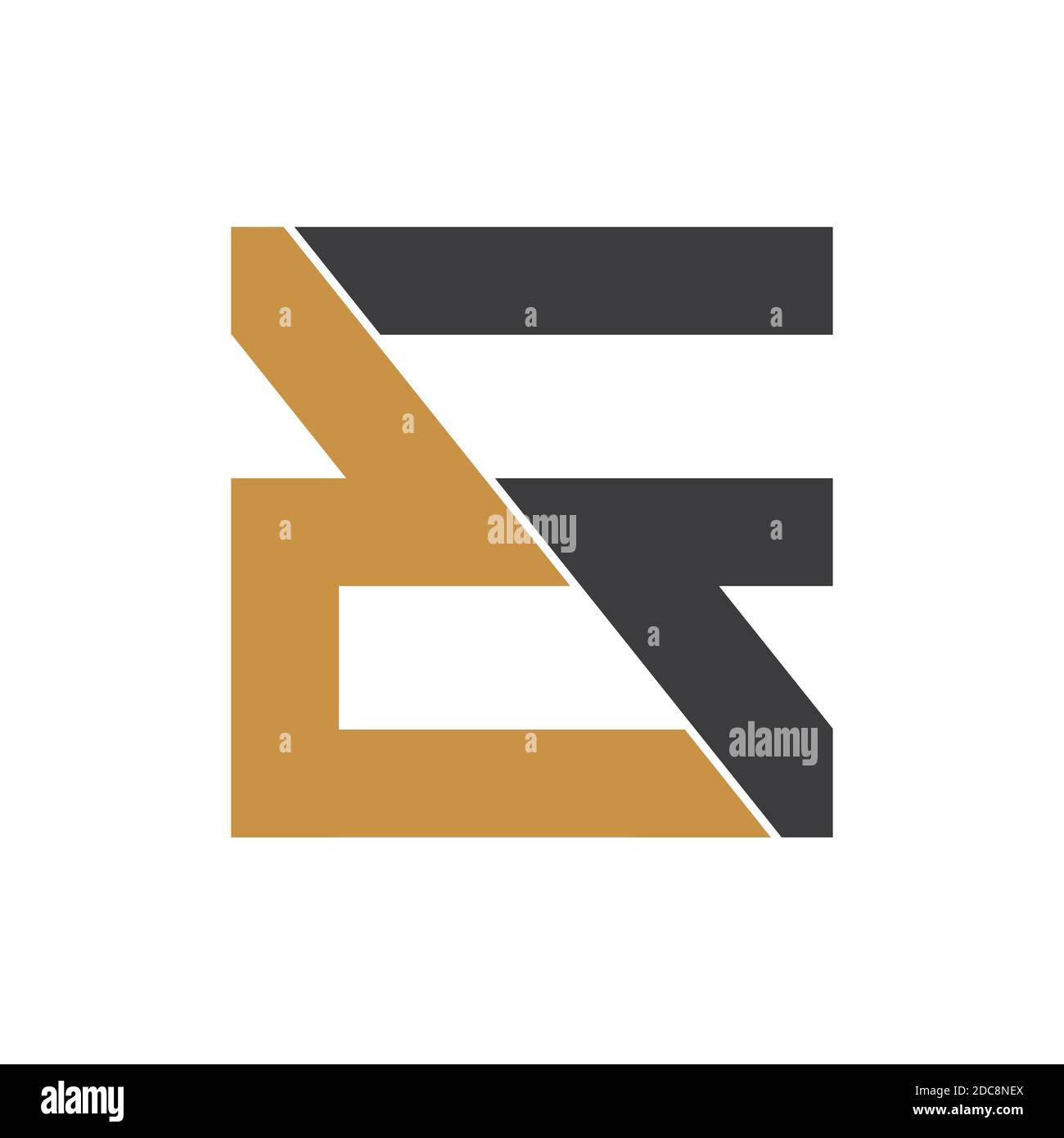 Initial letter ef logo or fe logo vector design template Stock Vector ...