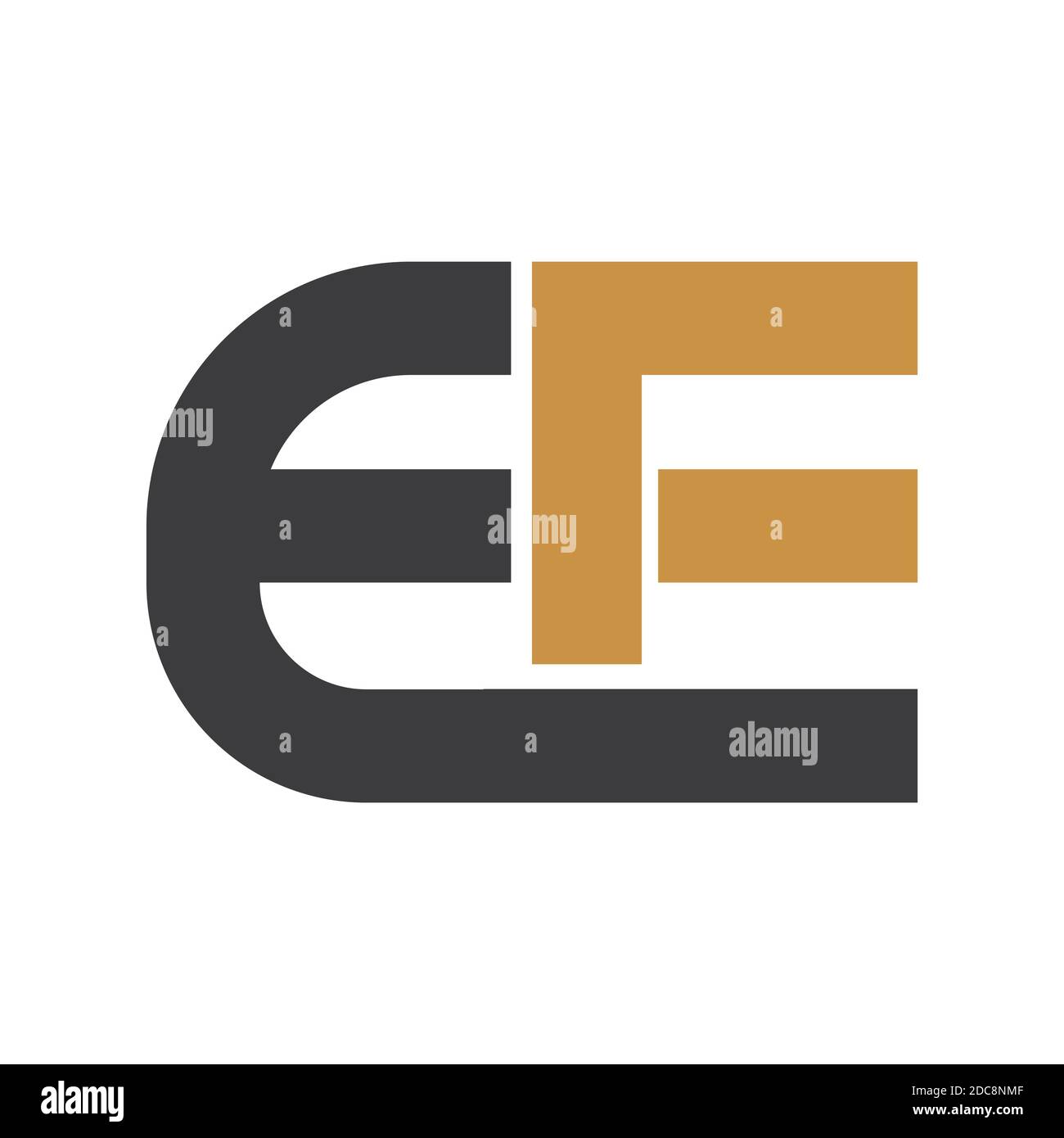 Initial letter ef logo or fe logo vector design template Stock Vector ...