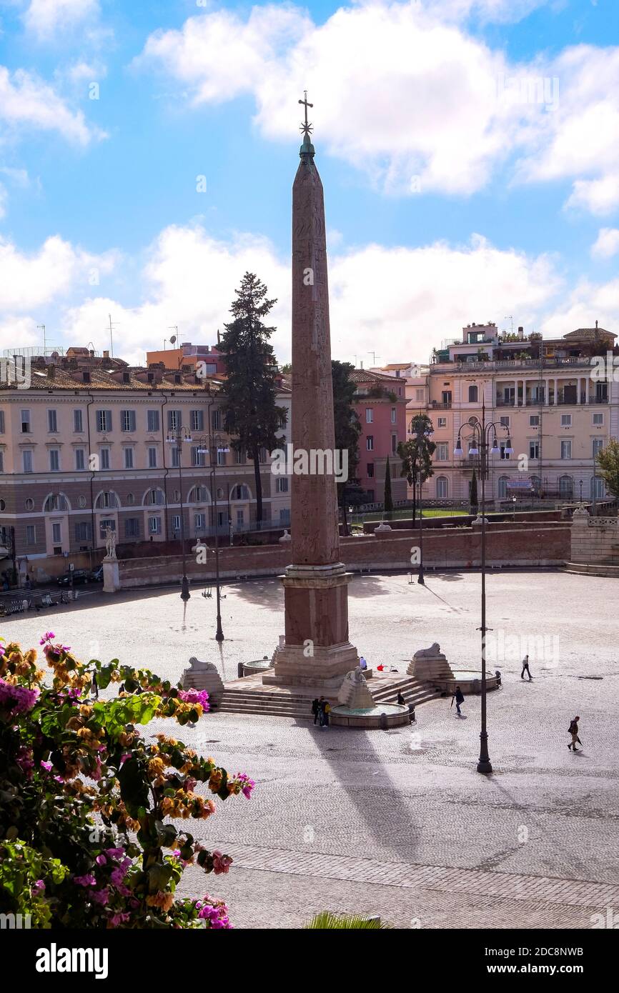 Terrazza del Pincio - Aerial View of Piazza del Popolo and Egyptian ...