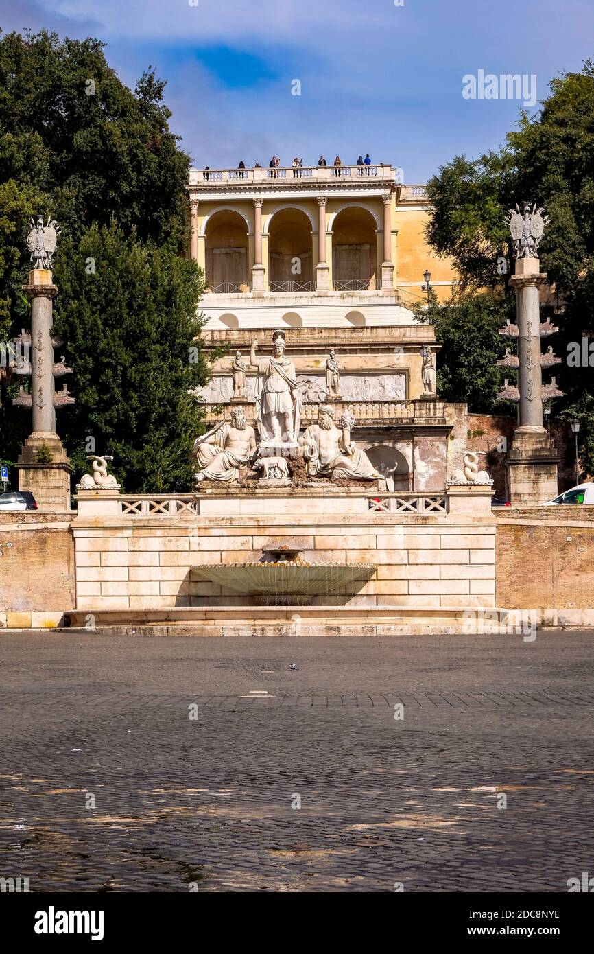 Terrazza del pincio rome hi-res stock photography and images - Alamy