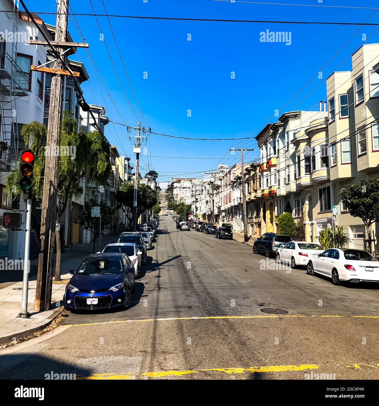 San Francisco street in California Stock Photo - Alamy