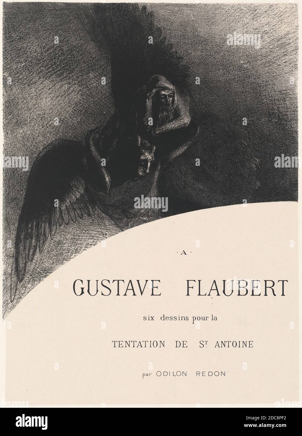 Odilon Redon, (artist), French, 1840 - 1916, Frontispiece, A Gustave ...