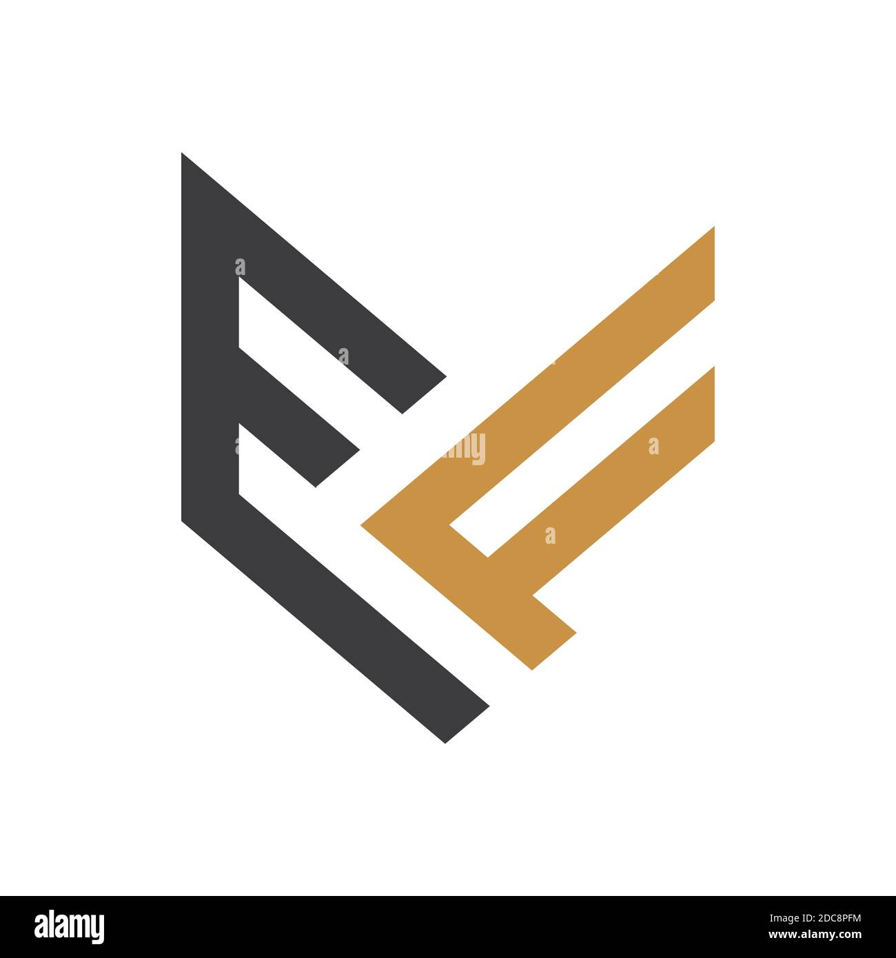 Initial letter ef logo or fe logo vector design template Stock Vector ...